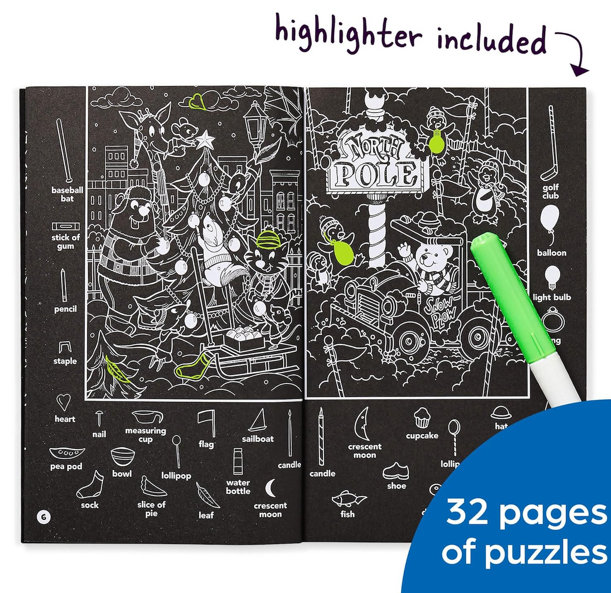 Christmas Hidden Pictures Puzzles to Highlight – World of Mirth