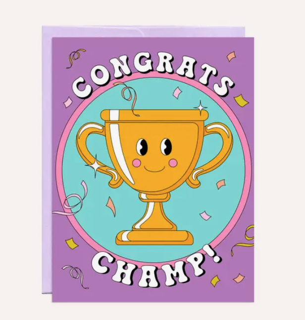 Congrats Champ! Card – World of Mirth