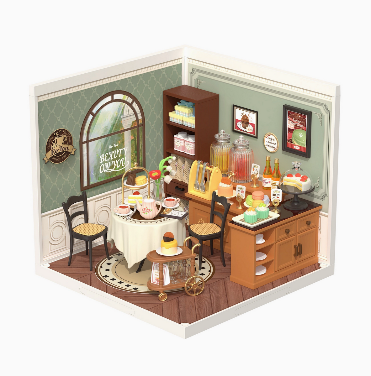 DIY Miniature House Kit Sweet Sips Tea – World of Mirth
