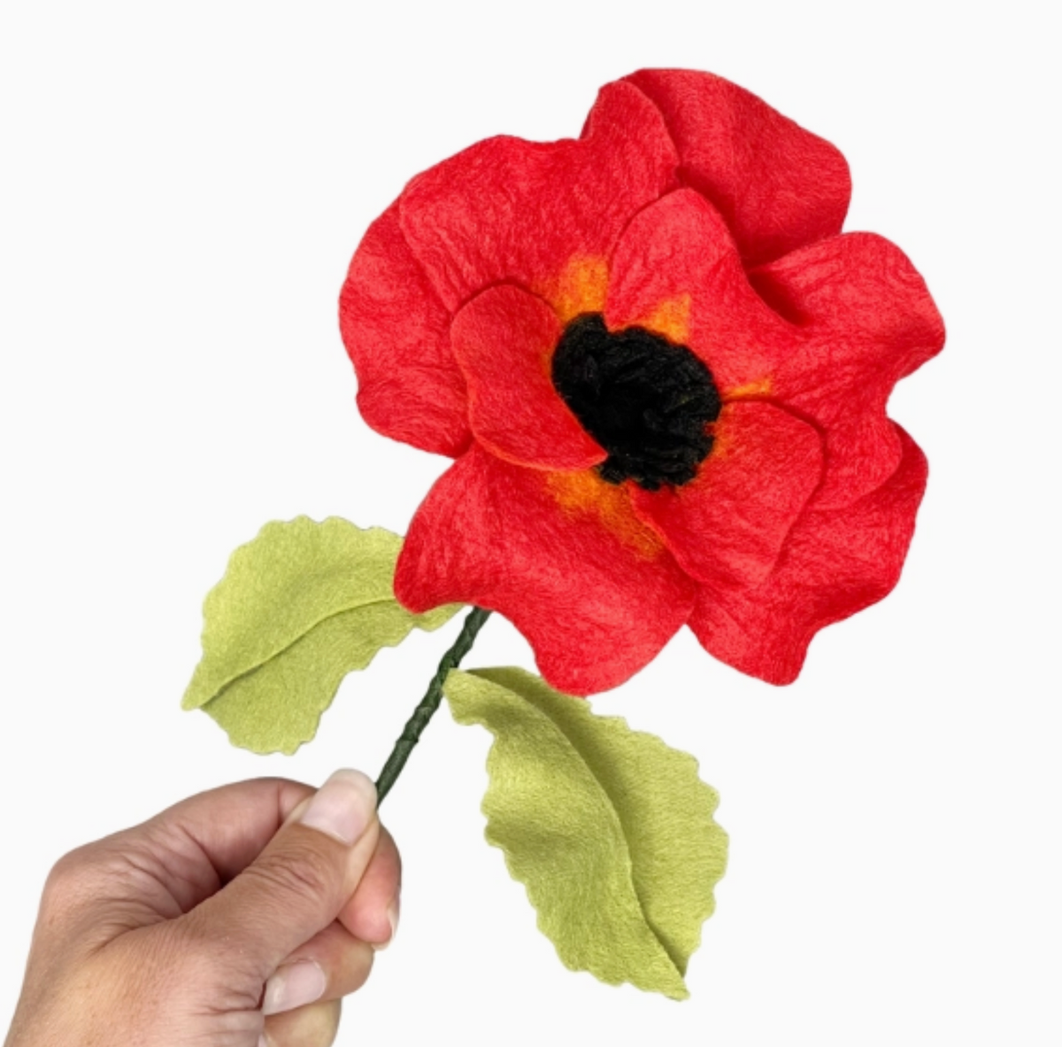 Felt Poppy Flower Craft Kit – World of Mirth