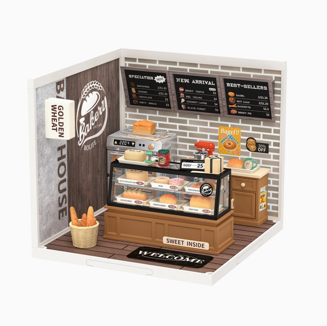 Golden Wheat Bakery Miniature House Kit – World of Mirth