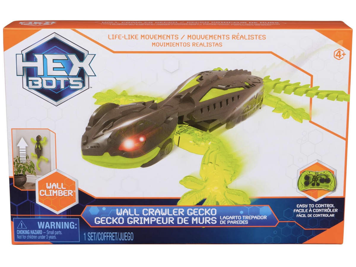 HEX BOTS Wall Crawler Gecko – World of Mirth