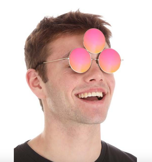 Hot Pink 3rd Eye Glasses – World of Mirth