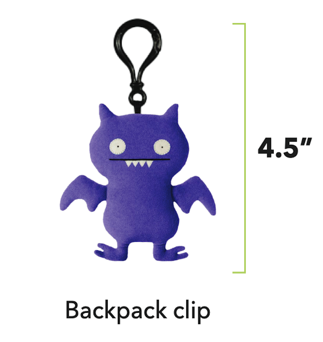 Ice Bat Purple Uglydoll Back Pack Clip – World of Mirth