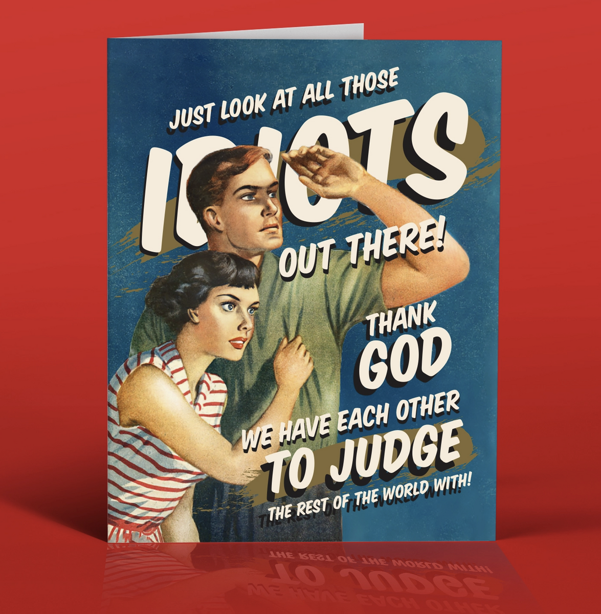 In A World of Idiots Card – World of Mirth
