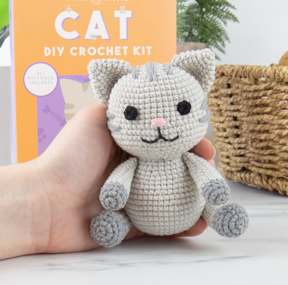 Kawaii Cat Crochet Kit – World of Mirth