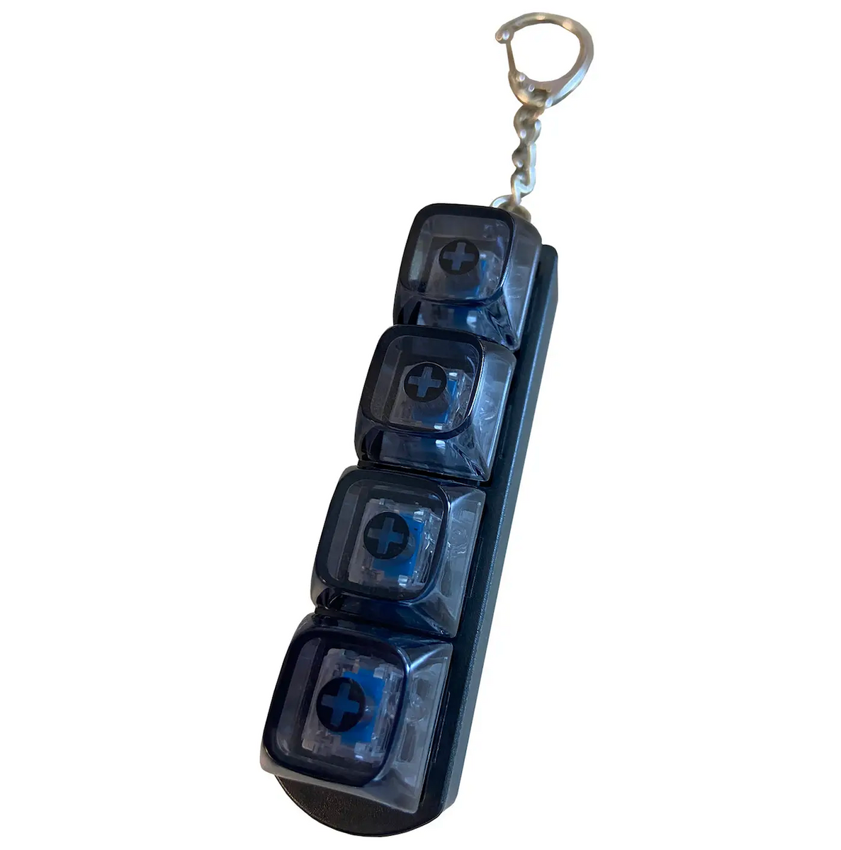 Keyboard Fidget Led Keychain Black – World of Mirth