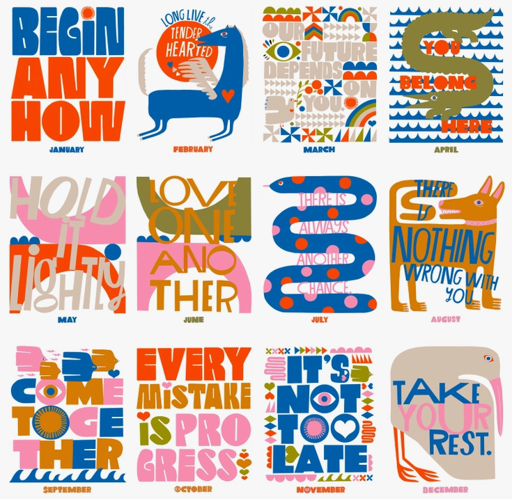 Lisa Congdon 2024 Wall Calendar – World of Mirth