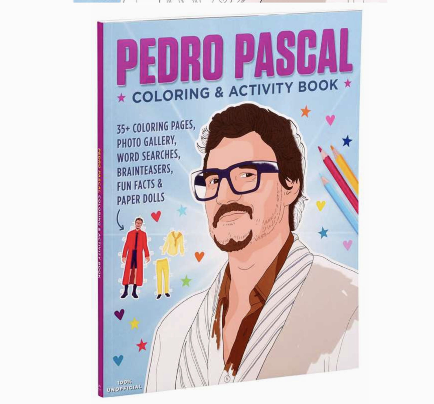 Pedro Pascal Coloring & Activity Book – World of Mirth