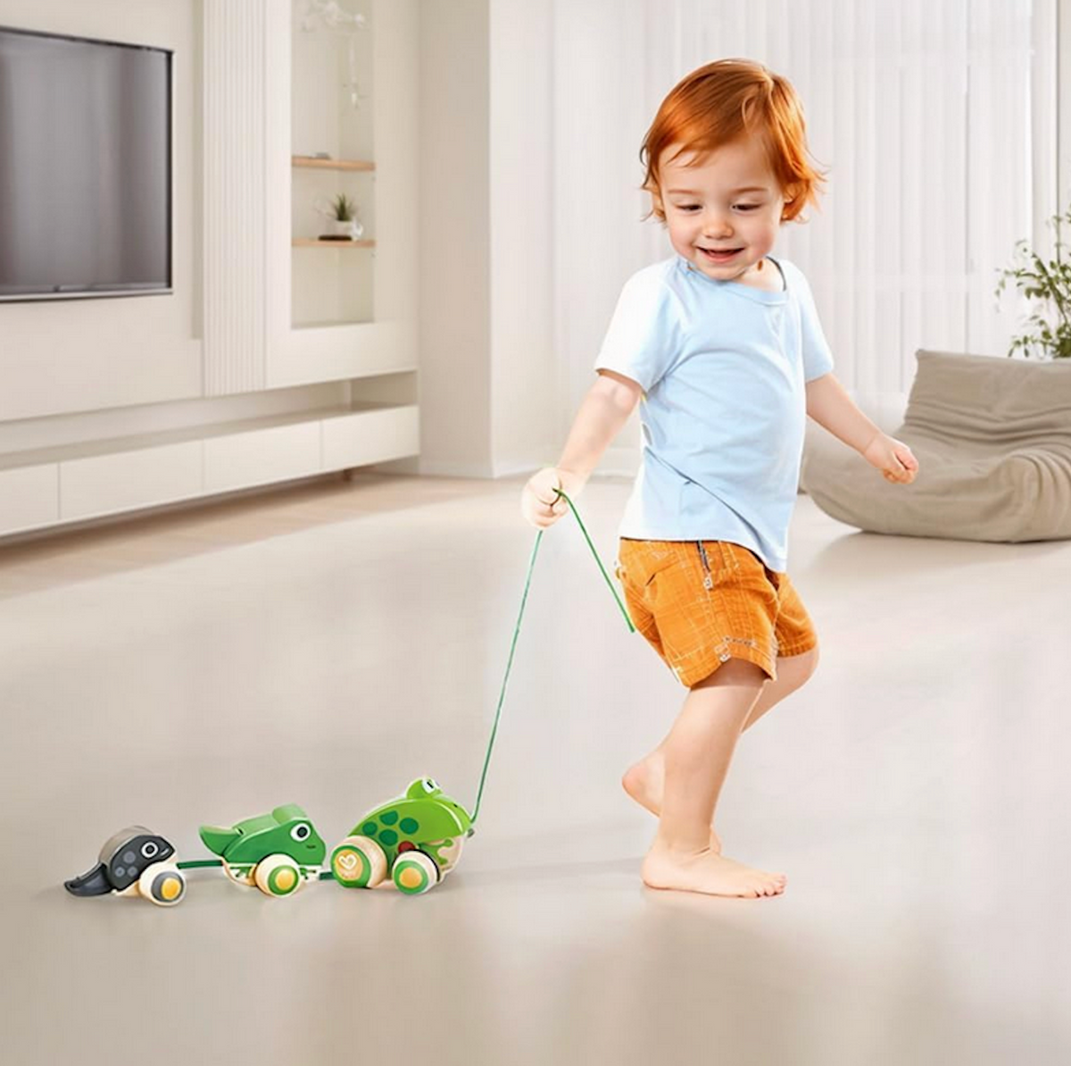 Pull-Along Frog Family – World of Mirth