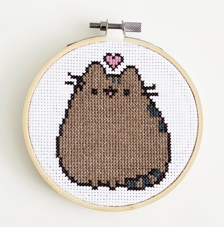 Pusheen Cross Stitch Kit – World of Mirth