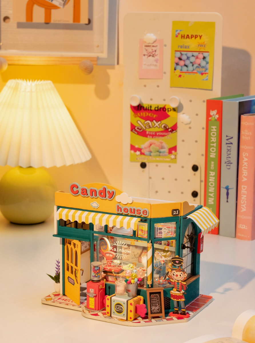 Rainbow Candy House DIY Miniature House Kit – World of Mirth