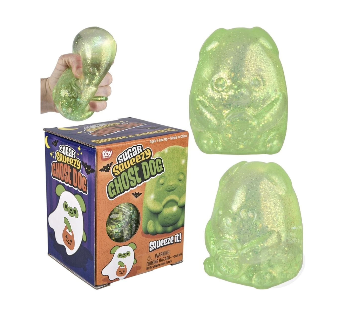 Sugar Squeezy Jumbo Ghost Dog – World of Mirth
