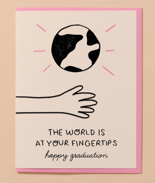 The World Is At Your Fingertips Card – World of Mirth