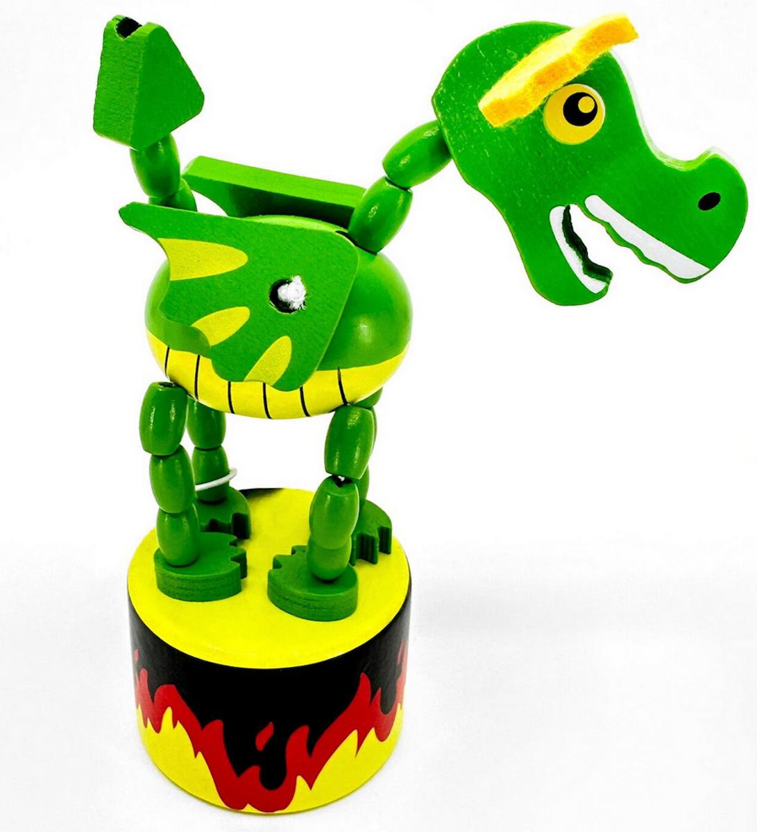 Wooden Dancing Dragon Push-Up Toy – World of Mirth