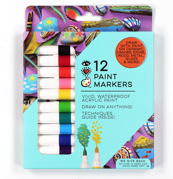 12 Acrylic Paint Markers – World of Mirth