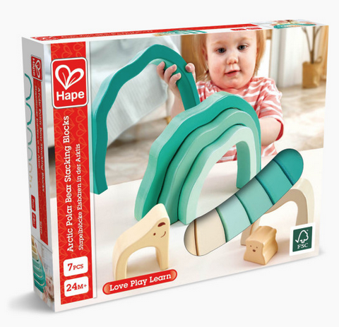 Artic Polar Bear Stacking Blocks – World of Mirth