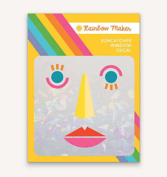 Frankie Face Rainbow Maker Suncatcher Decal – World of Mirth