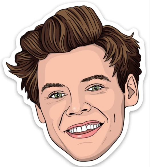 Harry Styles Vinyl Sticker – World of Mirth