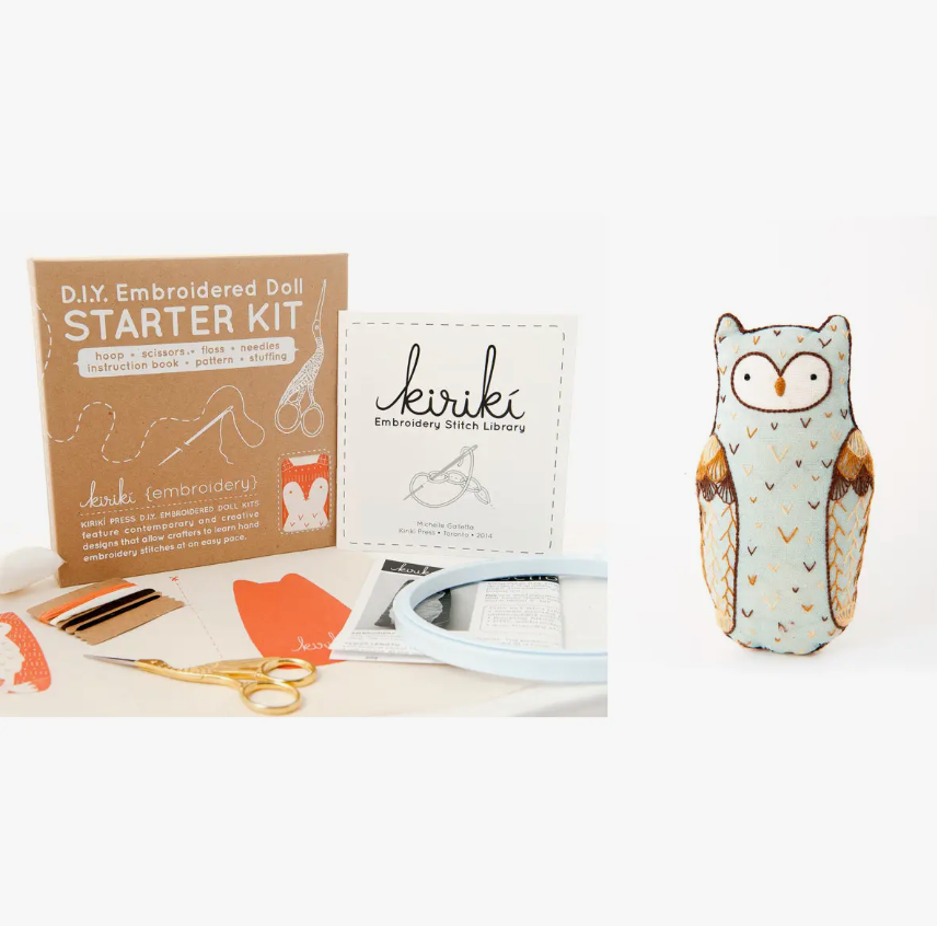 Horned Owl Plush Embroidery Kit – World of Mirth