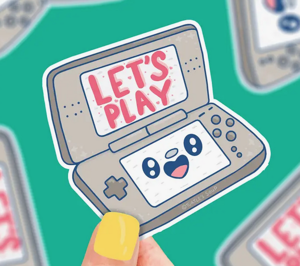 Let's Play, Gamer Sticker – World of Mirth