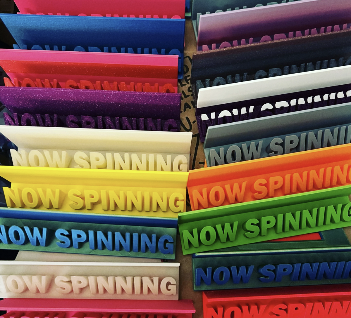 Now Spinning Vinyl Display – World of Mirth