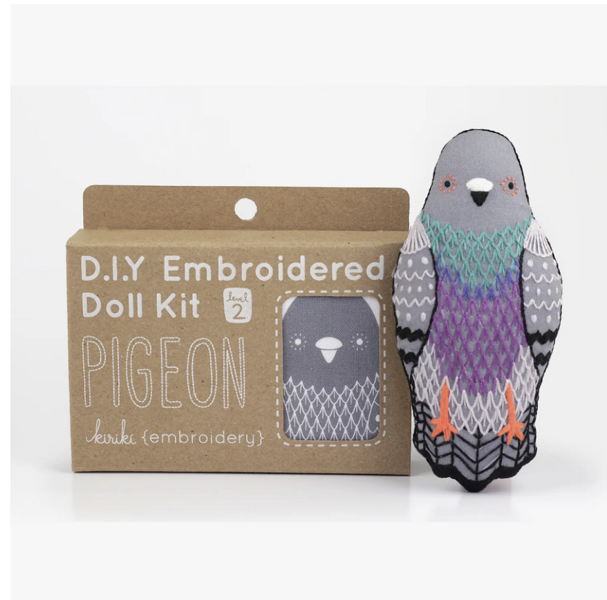 Pigeon Plush Embroidery Kit – World of Mirth