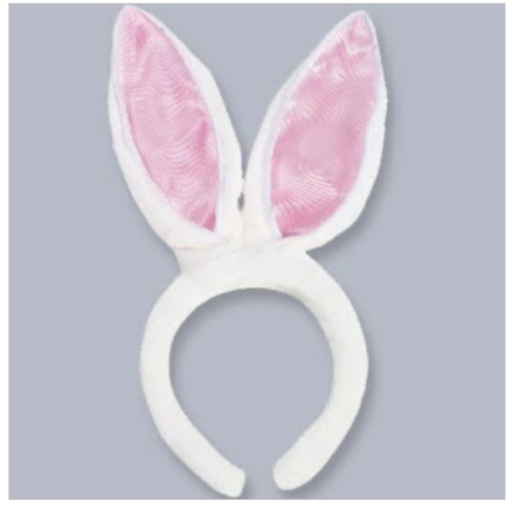Pink & White Bunny Ears – World of Mirth
