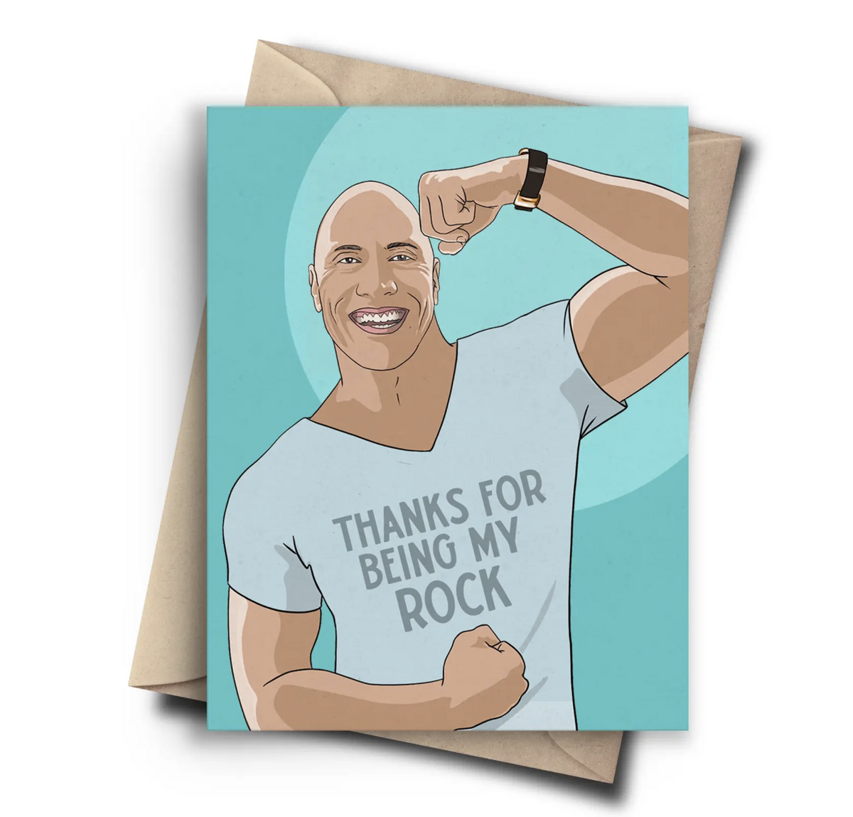 The Rock Thank You Card – World of Mirth